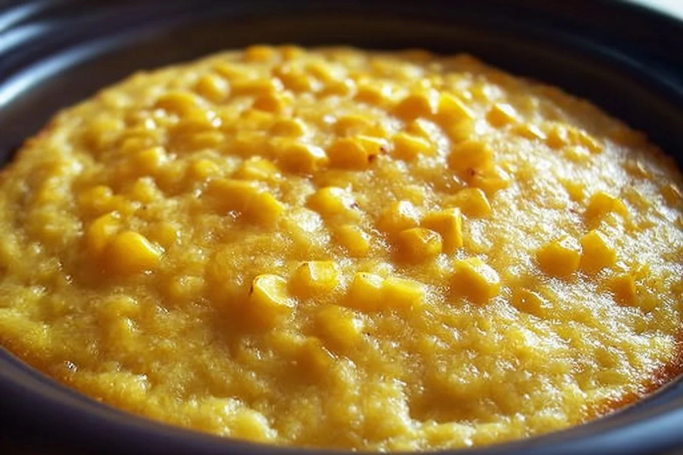 Slow Cooker Corn Pudding Recipe – Easy Comfort Food